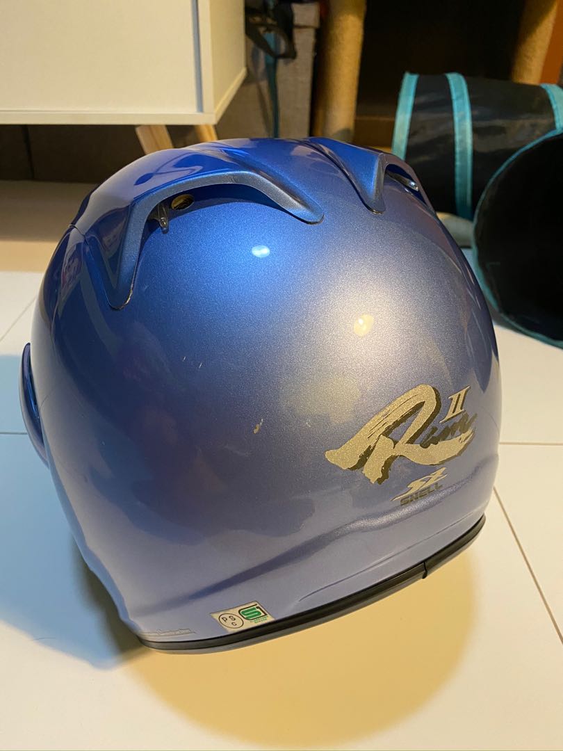 Arai ram II Baby Blue, Motorcycles, Motorcycle Apparel on Carousell
