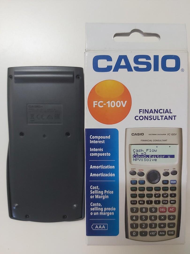 Casio Financial Calculator FC-100V, Hobbies & Toys, Books & Magazines ...