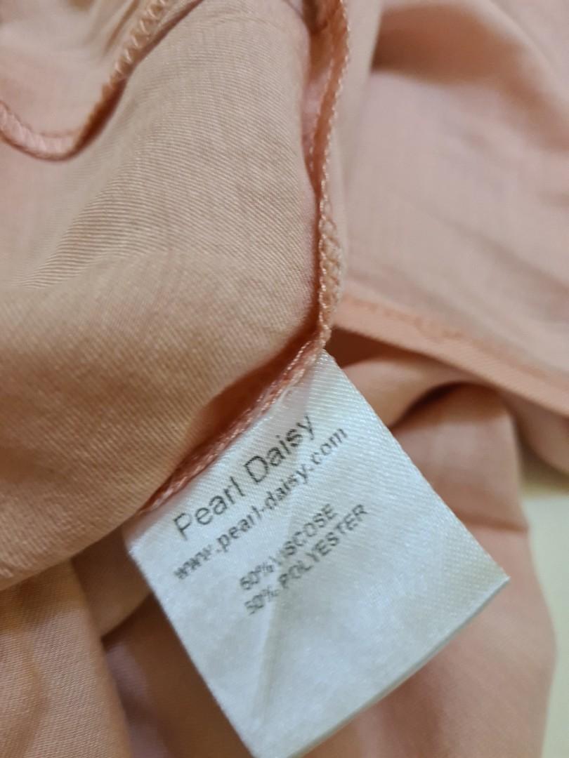 Hoojab Hijab Pearl Daisy Amenakhin pink nude, Women's Fashion, Muslimah ...