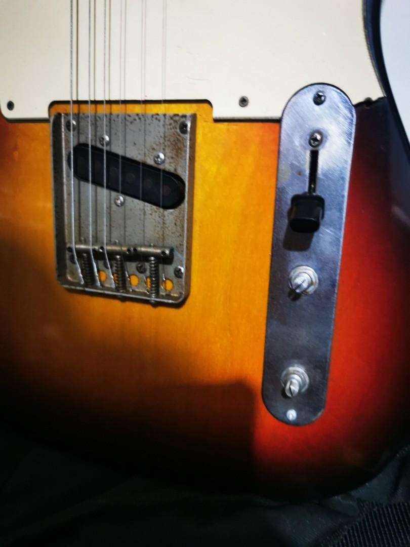 John benneth vintage telecaster electric guitar, Hobbies & Toys, Music ...