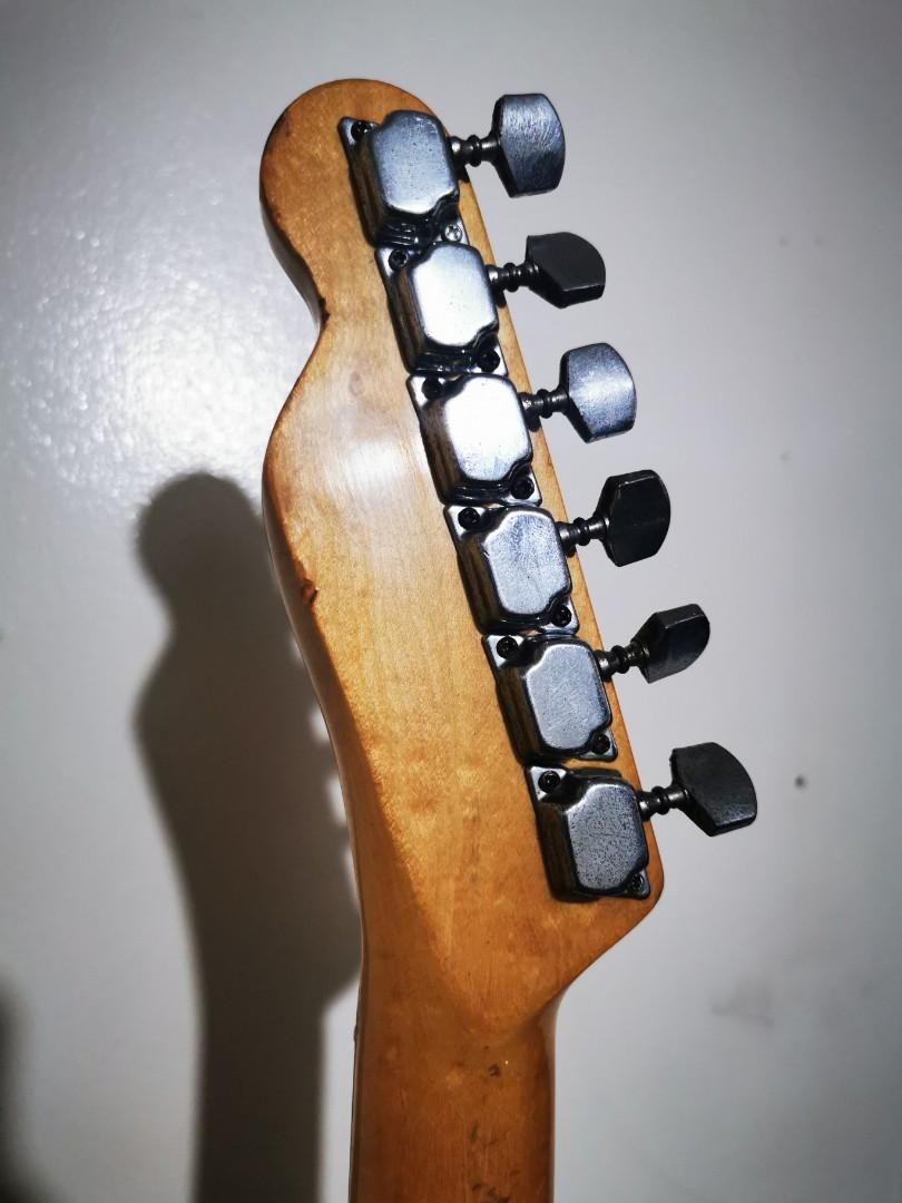 John benneth vintage telecaster electric guitar, Hobbies & Toys, Music ...