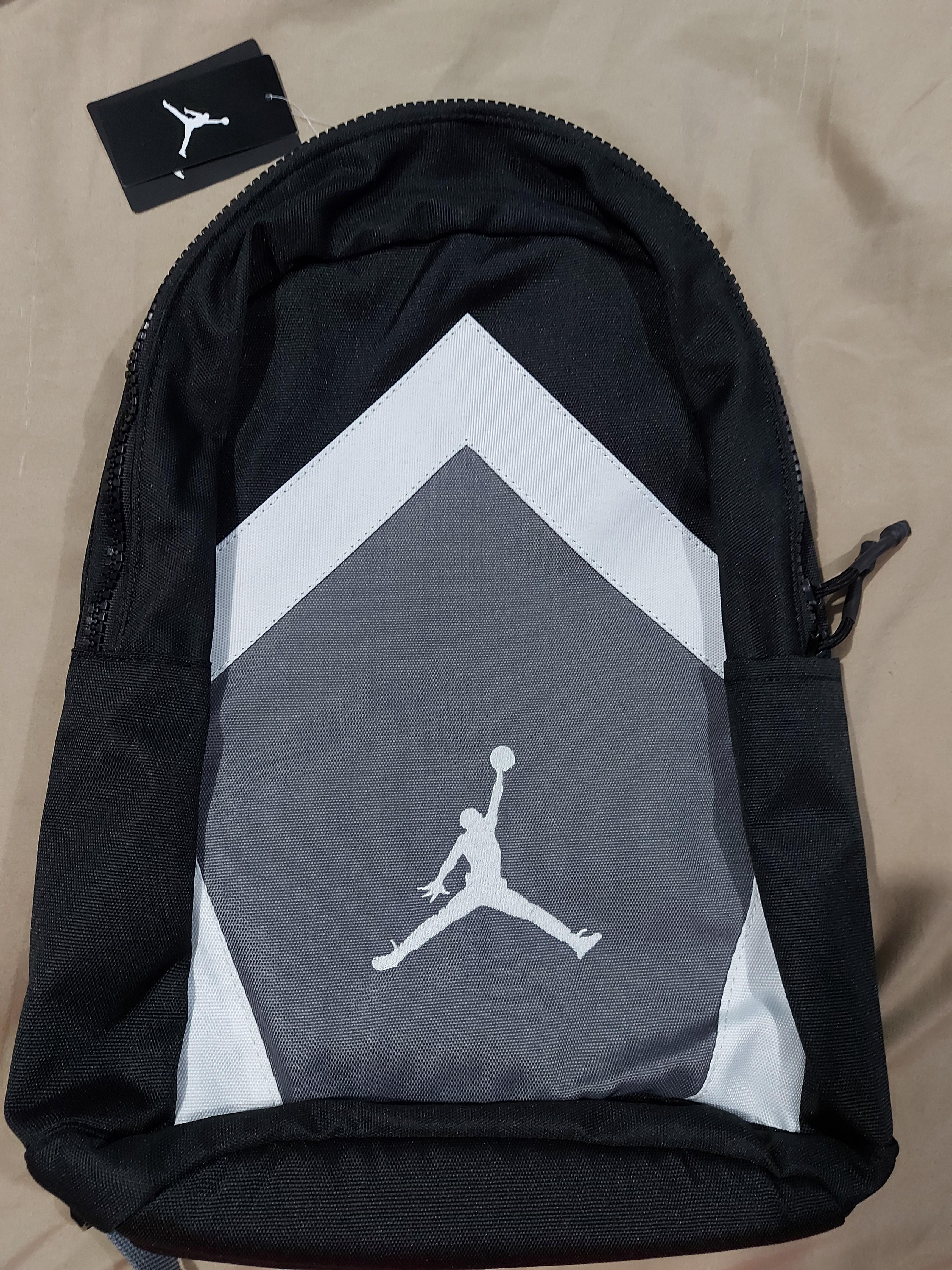 Jordan laptop backpack black, Men's Fashion, Bags, Backpacks on Carousell