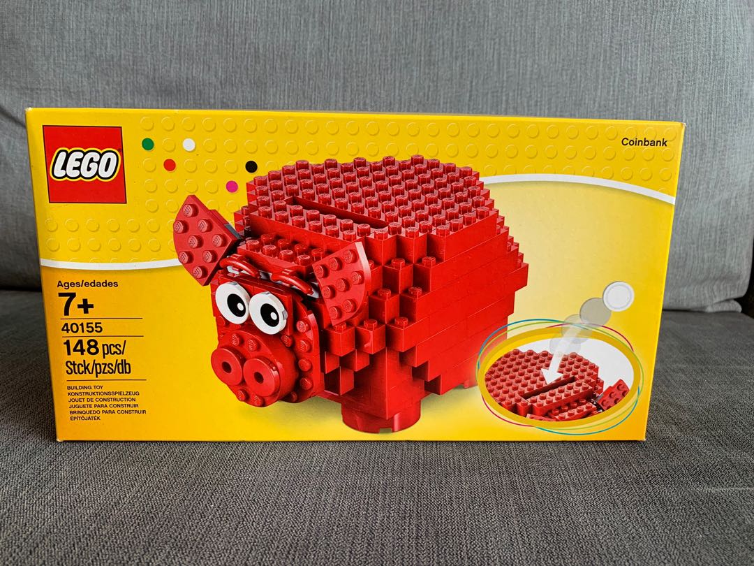 LEGO 40155 Piggy Coin Bank, Hobbies & Toys, Toys & Games on Carousell