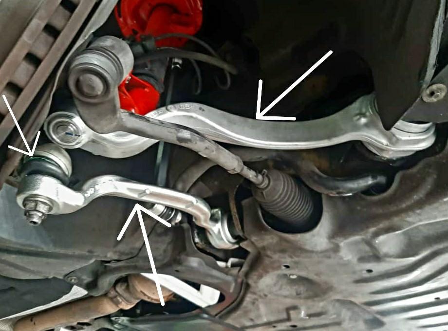 Mercedes E200/250/300 (W212)/C180(W204): Original Front Control Arms ...