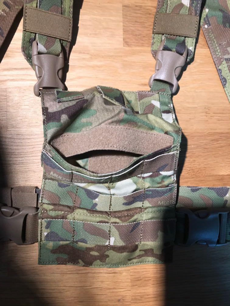 Hiking and Bushcraft Chest Rig Multicam., Sports Equipment, Hiking ...