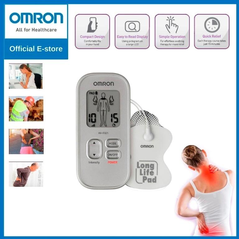 Omron Electronic Nerve Stimulator (TENS unit) HV-F021, Health & Nutrition, Health Monitors ...