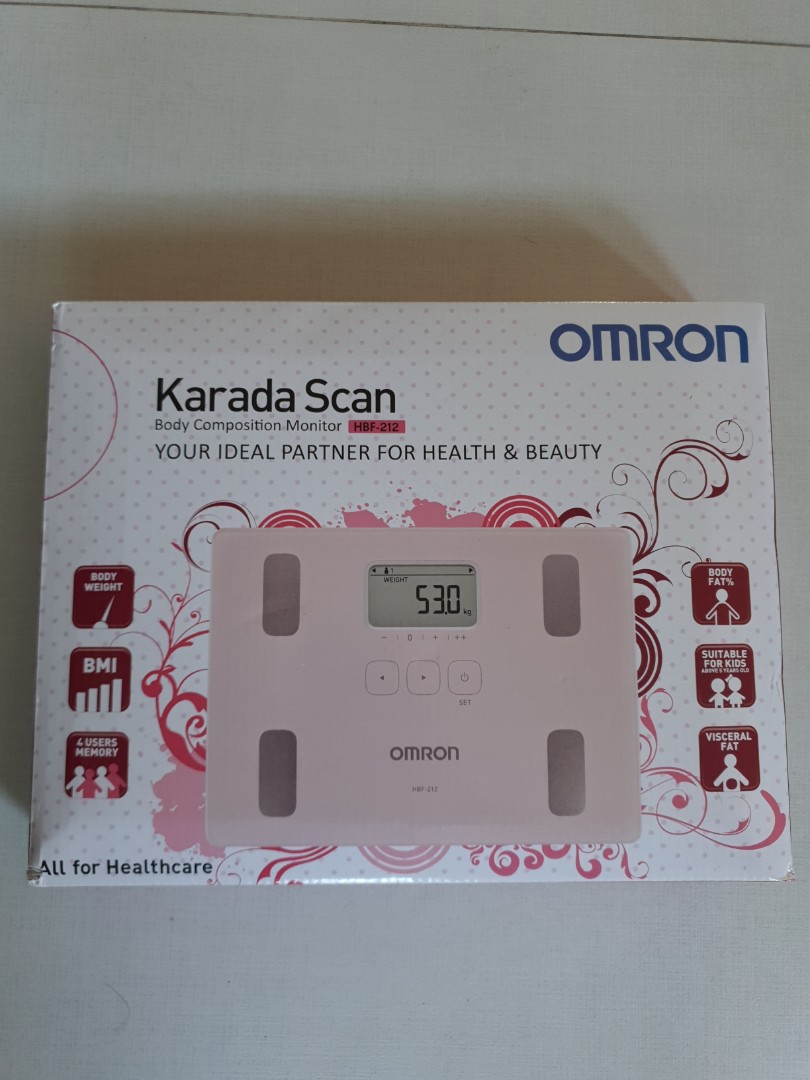 Omron Karada Scan HBF-212, Health & Nutrition, Health Monitors ...