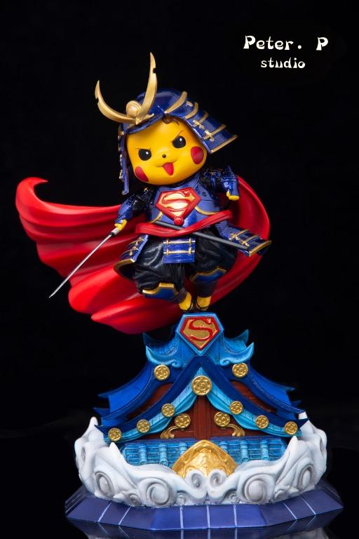 Peter P studio Super Samurai Pikachu & Classic Superman Pikachu ...