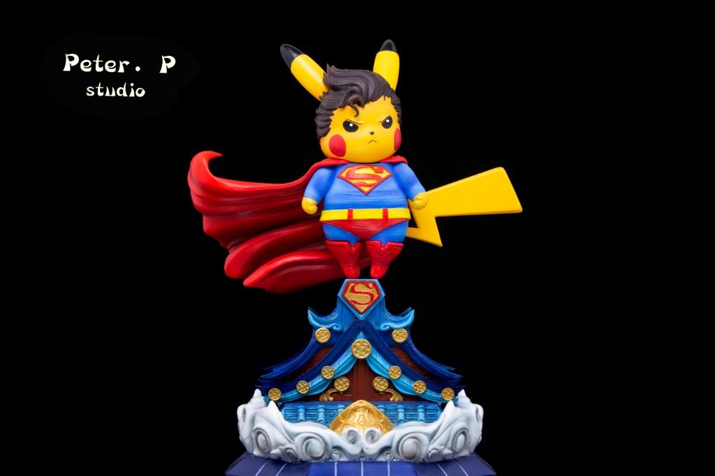 Peter P studio Super Samurai Pikachu & Classic Superman Pikachu ...