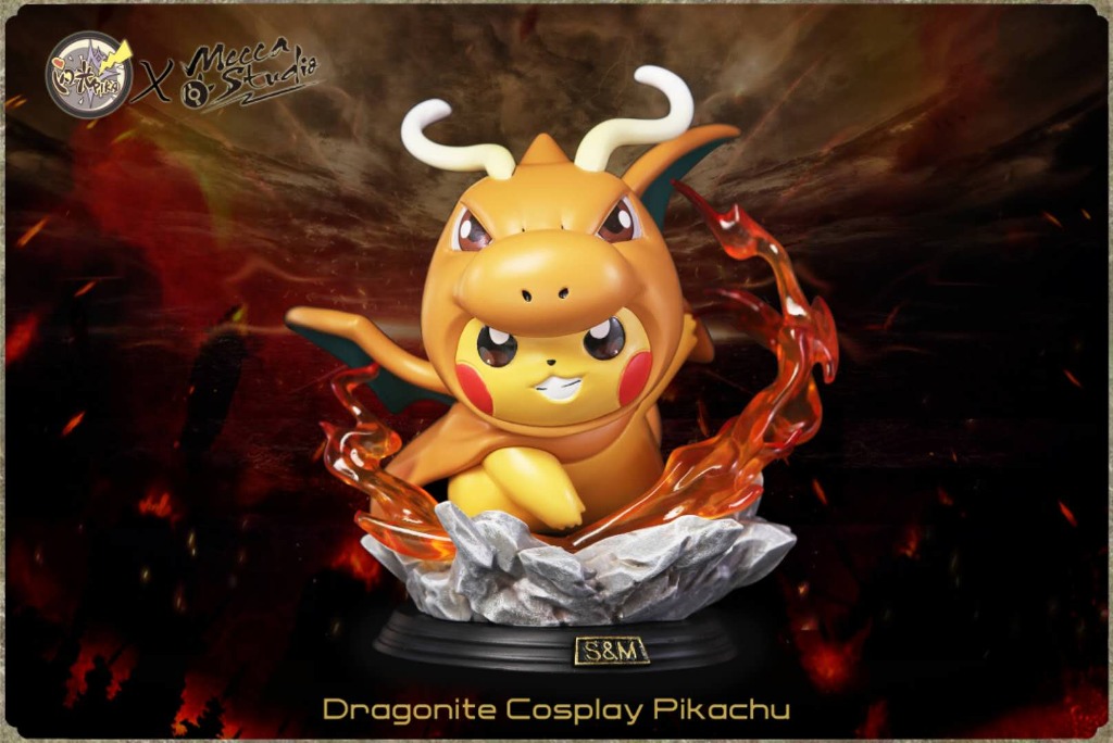 [PRE-ORDER]POKEMON: PIKACHU COSPLAY DRAGONITE FIGURE STATUE, Hobbies ...