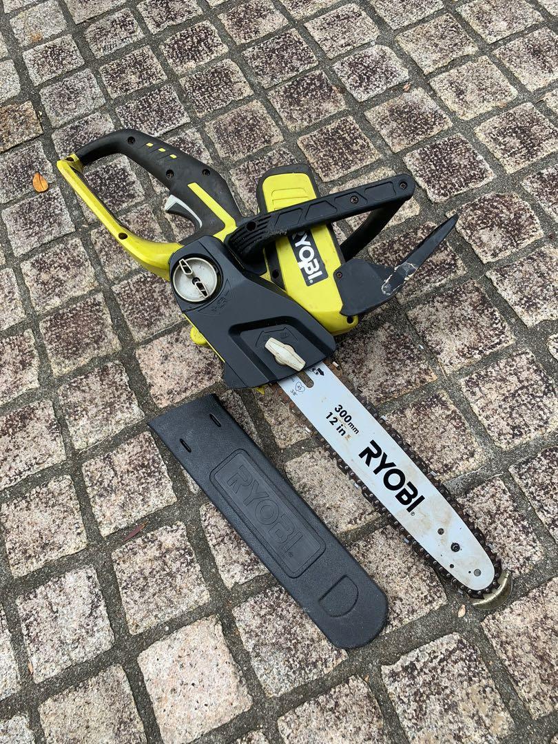 Ryobi RCS 36 cordless 36V chainsaw, Gardening, Gardening Tools ...
