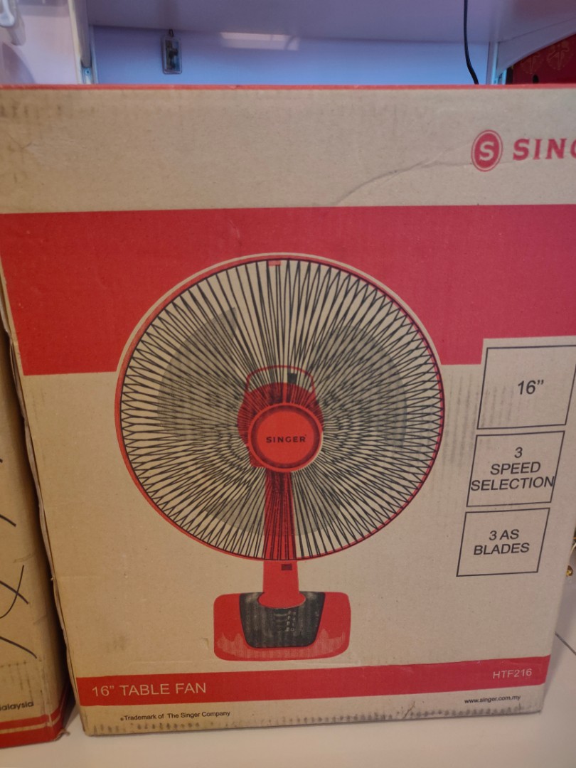 Singer Table Fan 16", Computers & Tech, Parts & Accessories, Computer ...
