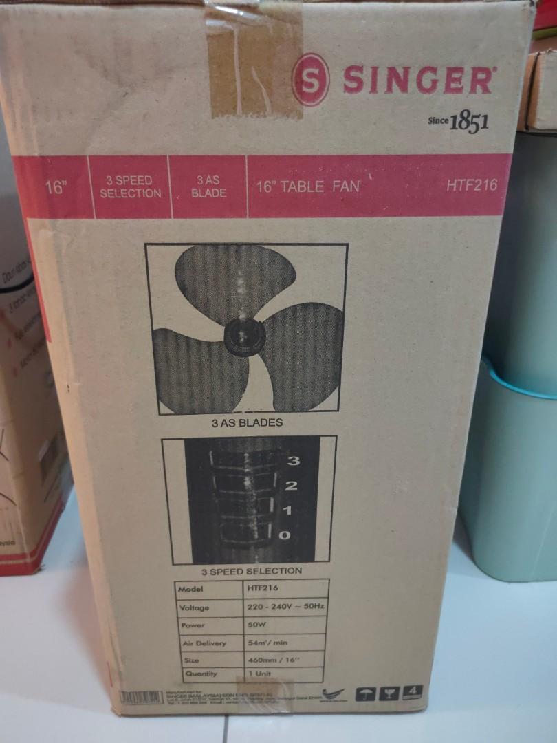 Singer Table Fan 16", Computers & Tech, Parts & Accessories, Computer ...