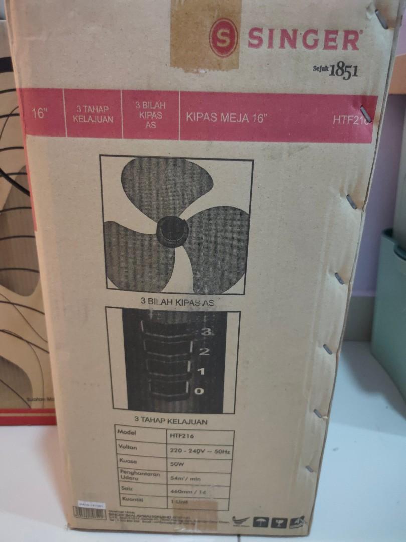 Singer Table Fan 16", Computers & Tech, Parts & Accessories, Computer ...