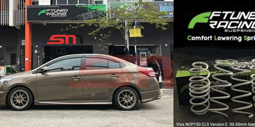 Toyota Vios NCP150 NCP151 Yaris FTuned Racing CLS Sport Lowered Spring ...