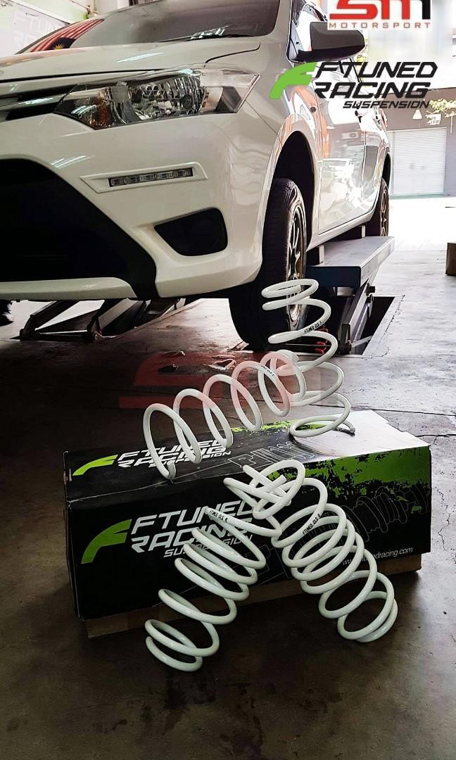 Toyota Vios NCP150 NCP151 Yaris FTuned Racing CLS Sport Lowered Spring ...