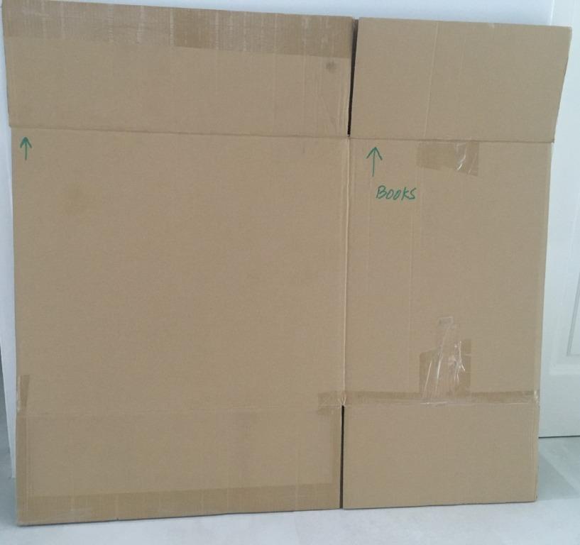 Used Double-walled Carton Boxes for Moving, Everything Else on Carousell