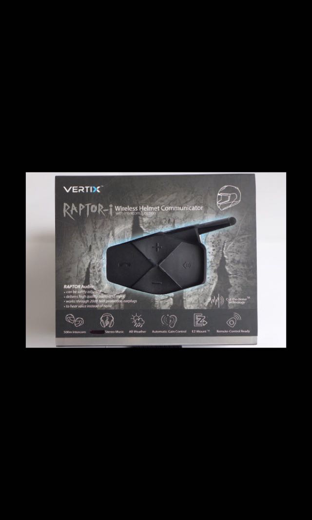 Vertix Raptor-i intercom set, Motorcycles, Motorcycle Accessories on ...