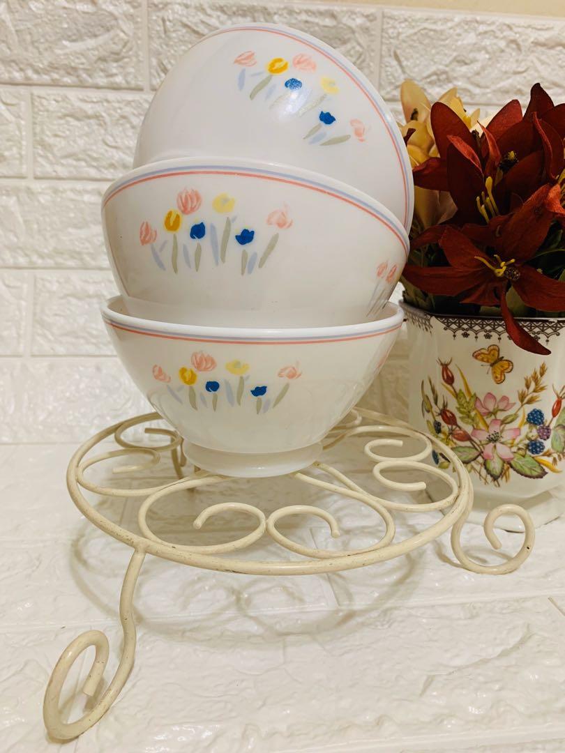 Vintage Arcopal Pastorale Bowl, Furniture & Home Living, Home Decor ...