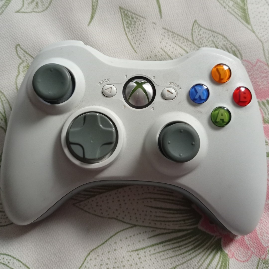 XBOX 360 WIRELESS CONTROLLER WHITE, Video Gaming, Gaming Accessories ...