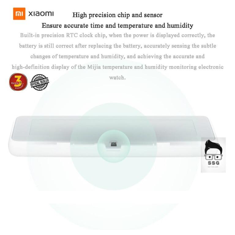 Xiaomi Multifunctional Digital Clock Temperature Humidity Sensor (Mi ...