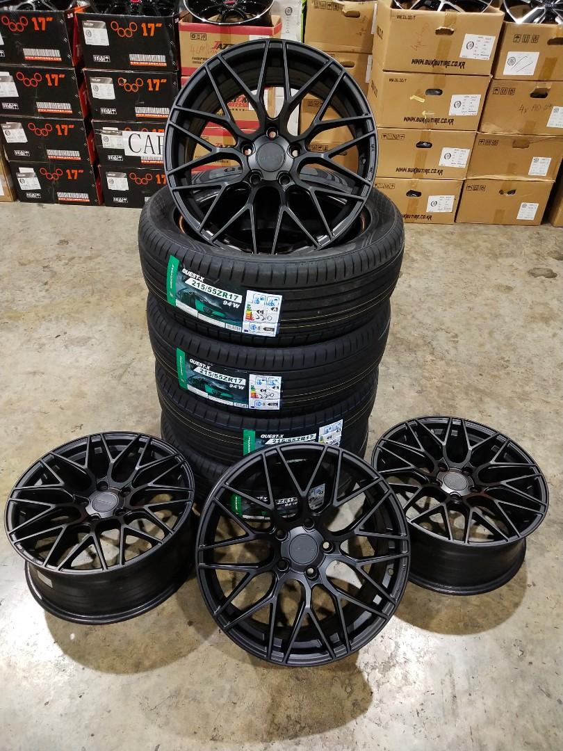 17" Used Varro VD06X semi forged USA with tyre package, Car Accessories ...