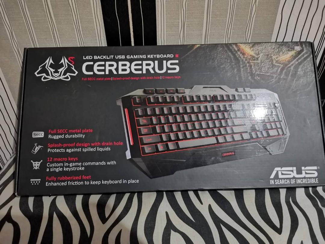 Asus Cerberus LED Backlight Gaming Keyboard, Computers & Tech, Parts ...
