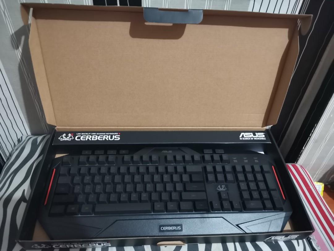 Asus Cerberus LED Backlight Gaming Keyboard, Computers & Tech, Parts ...