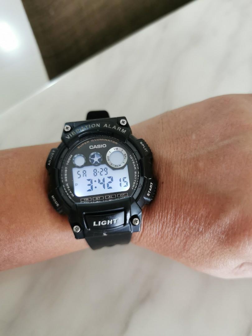 Casio digital watch W-735H, Mobile Phones & Gadgets, Wearables & Smart ...