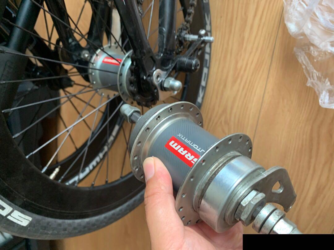 Dahon MU Ex SRAM Automatix 2-speed Hub 406 Foldable Bicycle Fixie ...