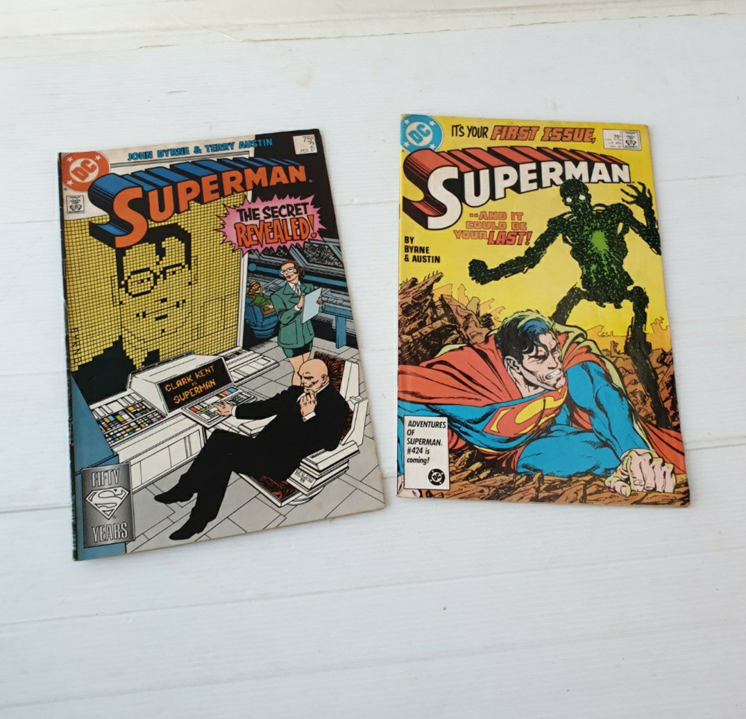 DC superman issue #1 #2 comic book, Hobbies & Toys, Books & Magazines ...
