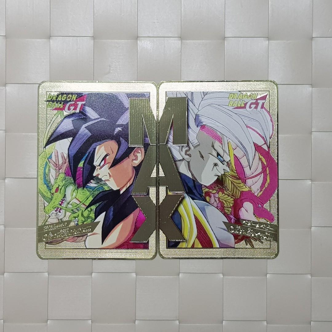 Dragonball gold metal card Dragon ball Super battle Carddass, Hobbies ...