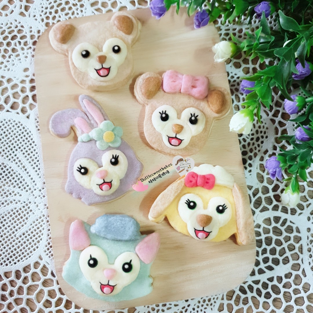 Duffy & Friends Theme Butter Cookies, Food & Drinks, Homemade Bakes on ...