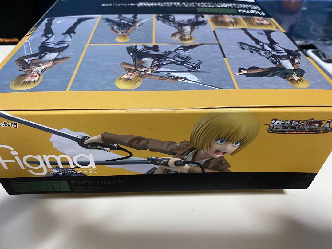Figma Attack on titan Armin Arlert EX-017, Toys & Games, Bricks ...