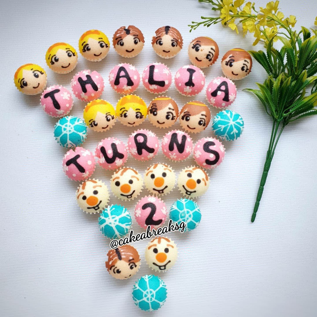 Frozen theme nutella blossom, Food & Drinks, Homemade Bakes on Carousell