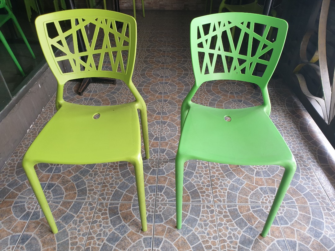 Green Monoblock Chairs, Furniture & Home Living, Furniture, Chairs on ...