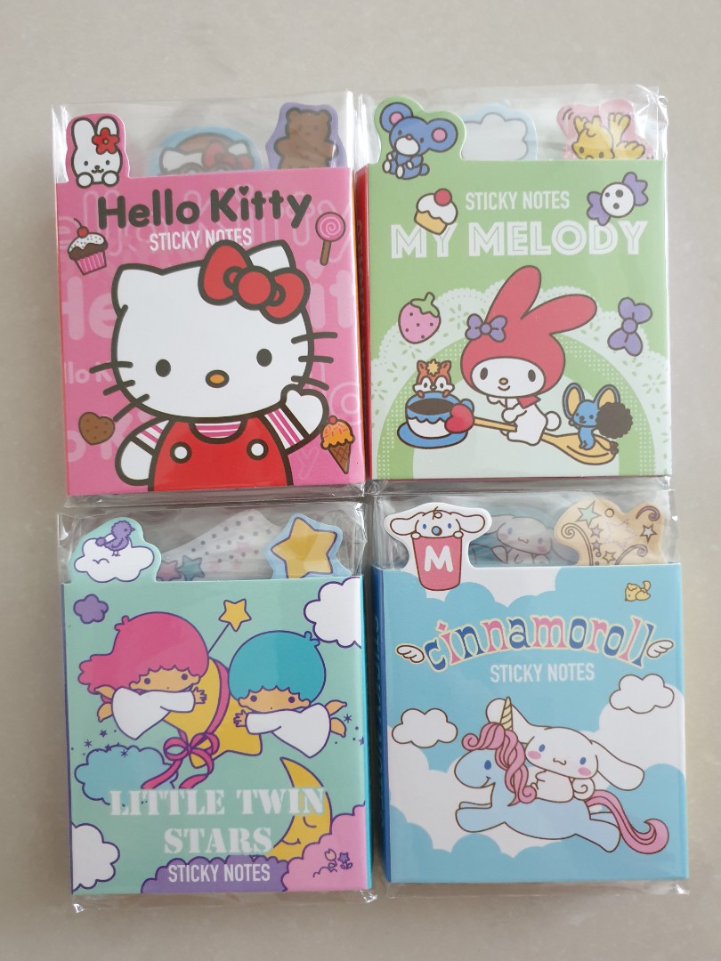 Hello Kitty Post It, Books & Stationery, Stationery on Carousell