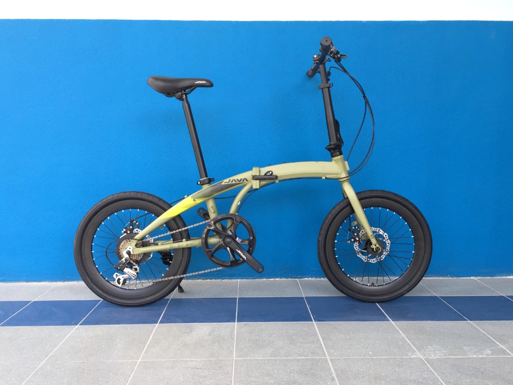 Java Zelo V1 Folding Bike Olive Green, Sports Equipment, Bicycles ...