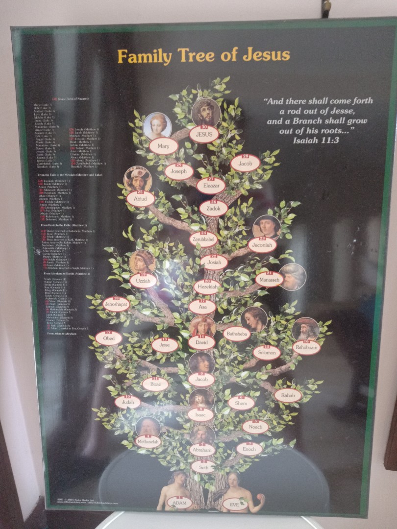 Jesus Family Tree Poster, Hobbies & Toys, Stationery & Craft, Art ...