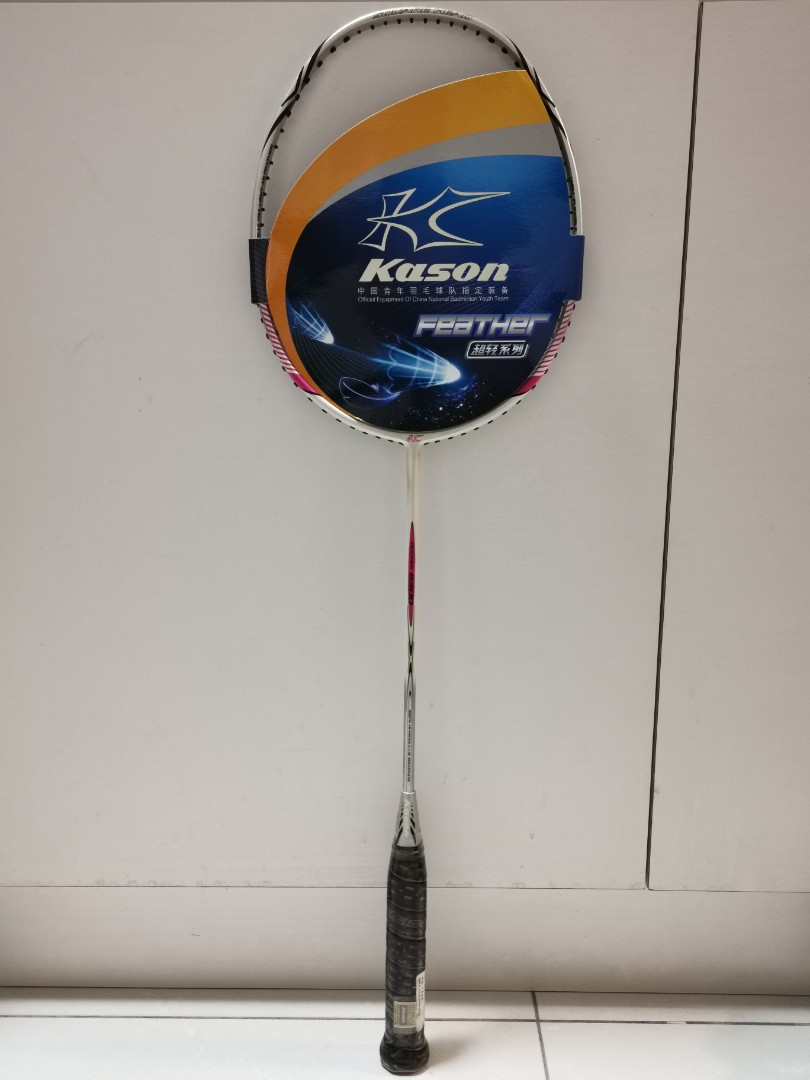 KASON FEATHER 6300 Badminton Racket, Sports Equipment, Sports & Games ...