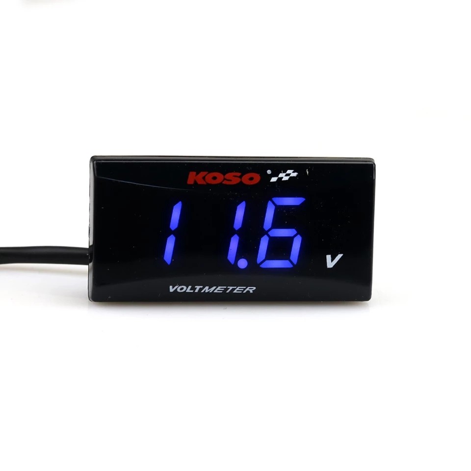 KOSO Voltmeter 12V DC, Motorcycles, Motorcycle Accessories on Carousell