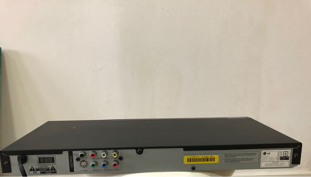 LG DVD/ VCD/CD player, TV & Home Appliances, TV & Entertainment, Blu ...