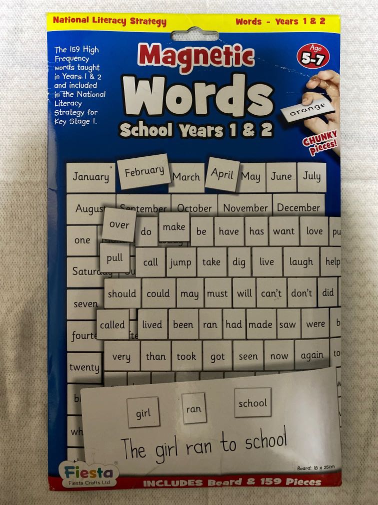 Magnetic words, Books & Stationery, Stationery on Carousell