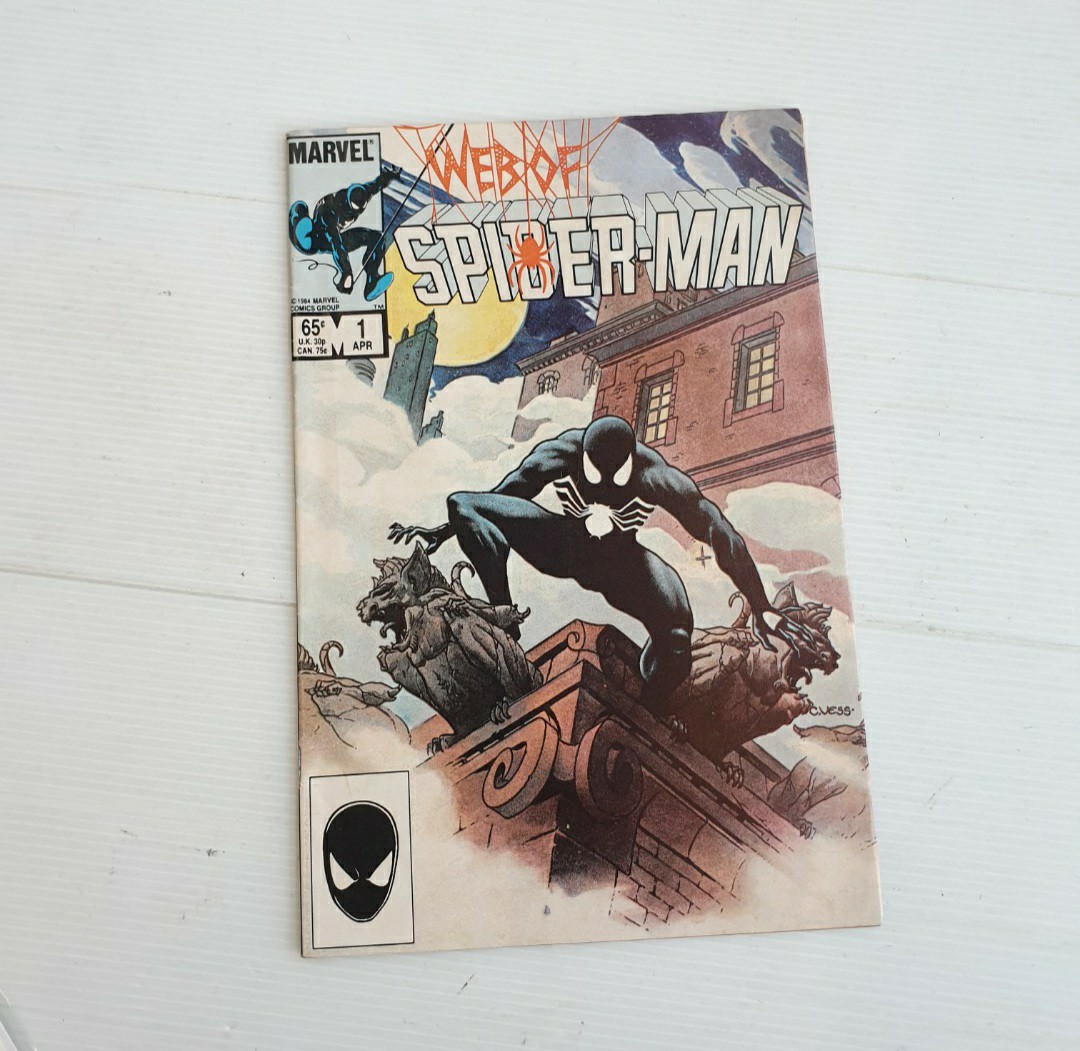 Marvel web of spiderman issue # 1 comic book, Hobbies & Toys, Books ...