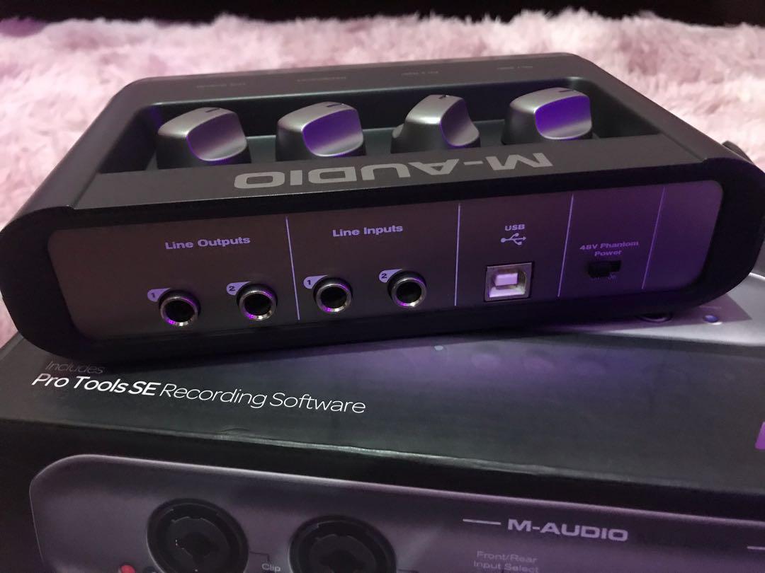 M-Audio MobilePre Mk II - USB Audio Interface, Hobbies & Toys, Music ...