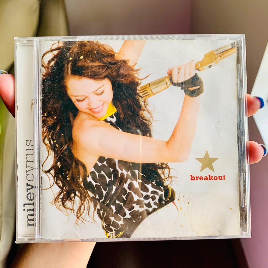 Miley Cyrus Breakout CD Album, Hobbies & Toys, Music & Media, Music ...