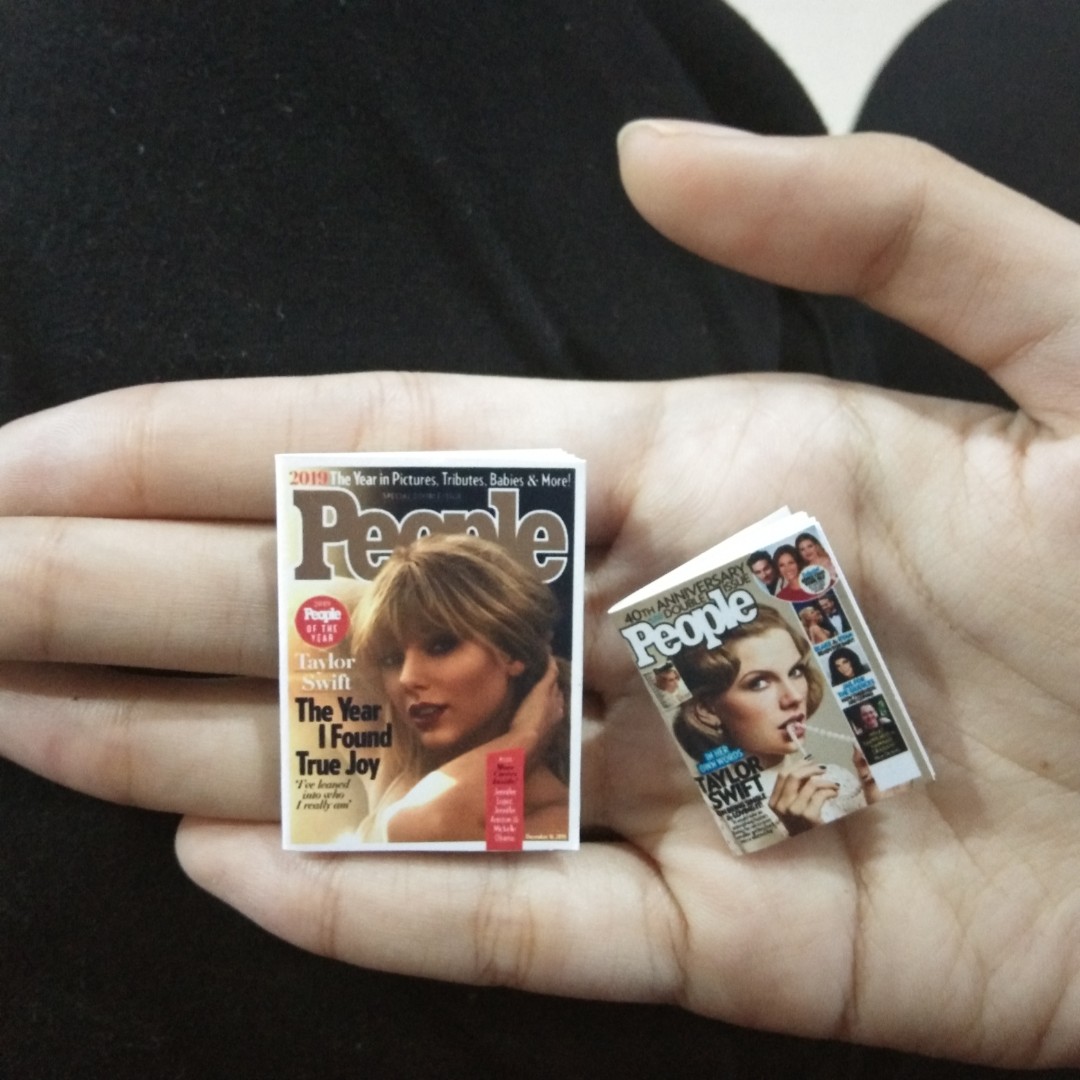 Miniature Taylor Swift Book Magazine Dollhouse, Hobbies & Toys ...