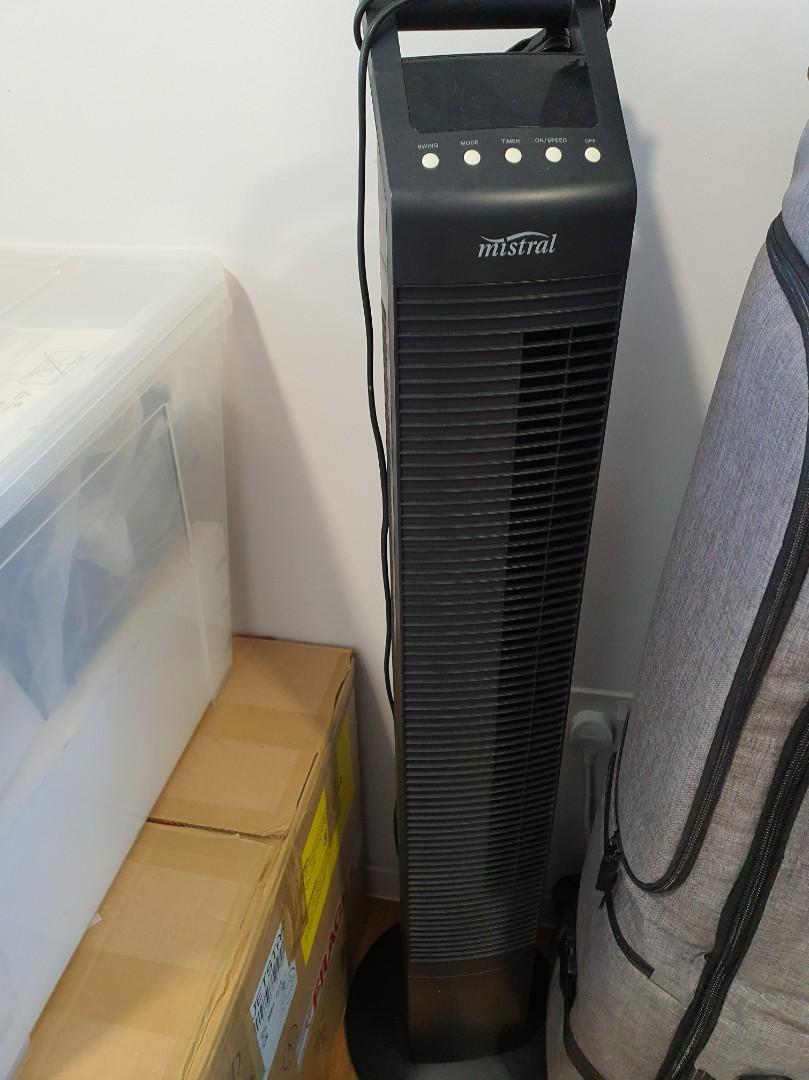 Mistral modern tower fan, Furniture & Home Living, Lighting & Fans ...