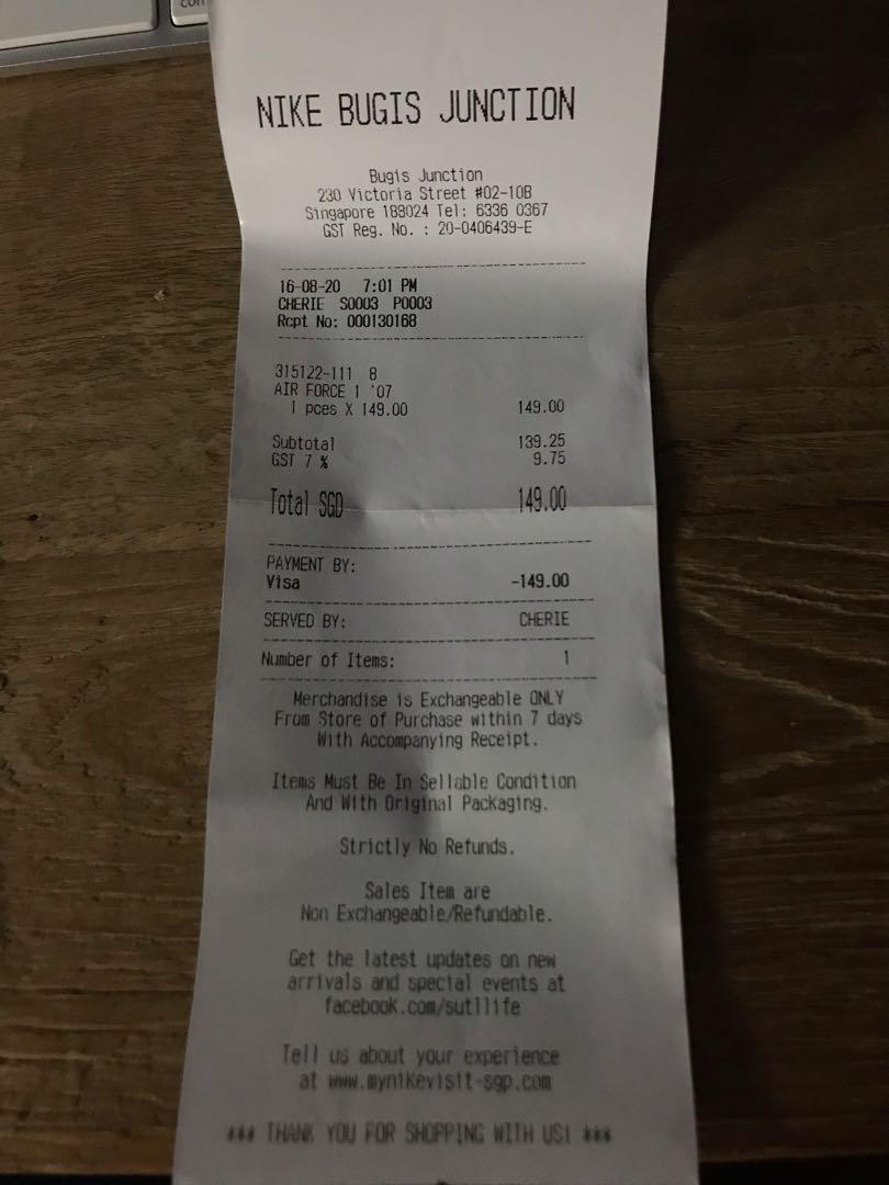 Nike Air Force 1 (with receipt), Men's Fashion, Footwear, Sneakers on ...