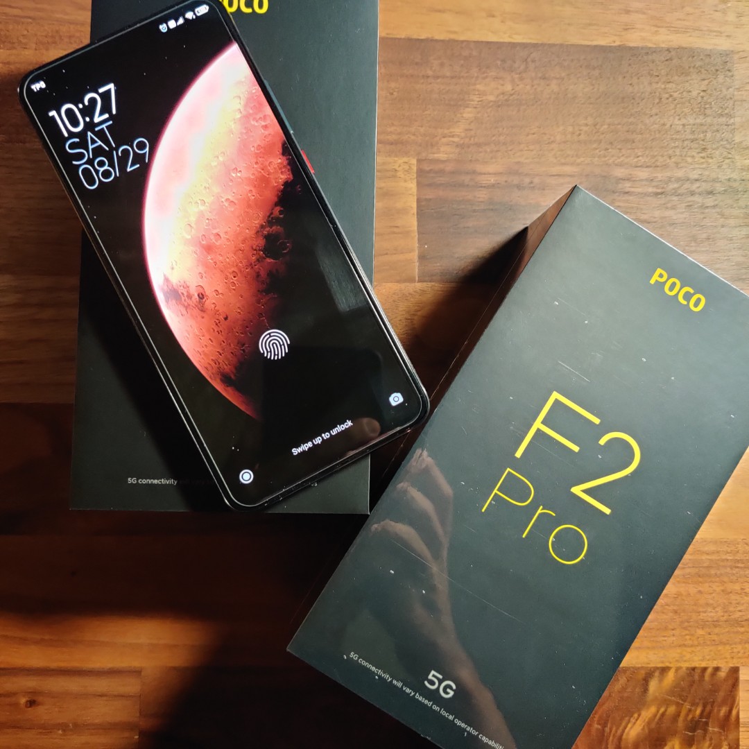 (Wapped) Singapore edition Poco F2 (black - 128GB/6GB ram), Mobile ...